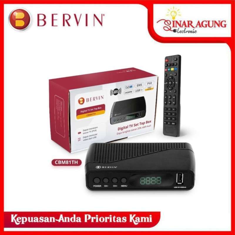 Jual Set Top Box Tv Digital Bervin Dvb-t2 Bstb-2201 - 100% Ori - Bstb ...