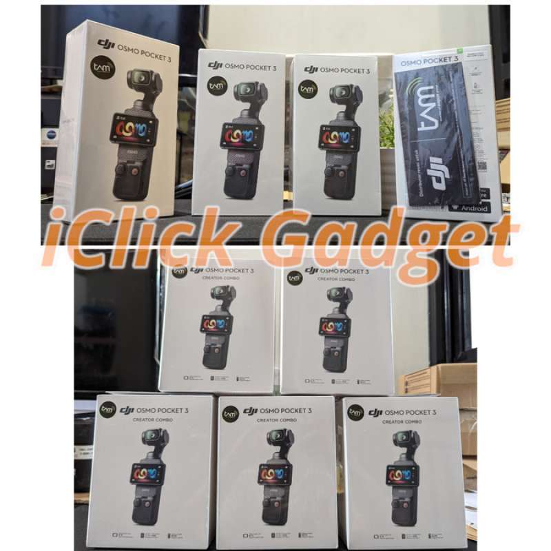 Jual Dji Pocket 3 Creator Combo Garansi Resmi 1 Tahun ~ Osmo Pocket 3 Basic - Creator Combo Di ...