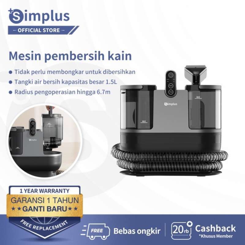 Jual Simplus Mesin Pembersih Kain Vacuum Cleaner Suction Steam Cleaner ...