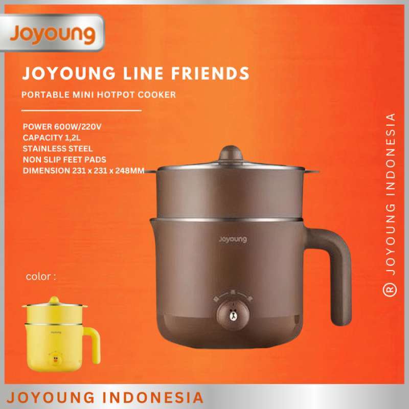 Promo Joyoung Line Friends Mini Hotpot Cooker Multifungsi Hot Pot ...