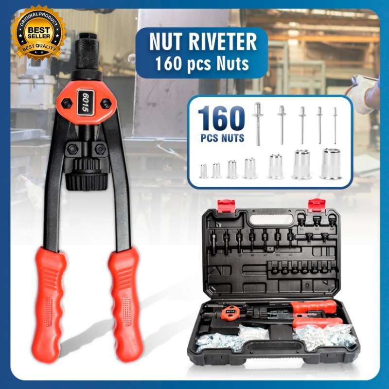 Promo Riveter Nuts Guns With Nut Isi 160pcs Hand Threaded Riveter Nuts ...