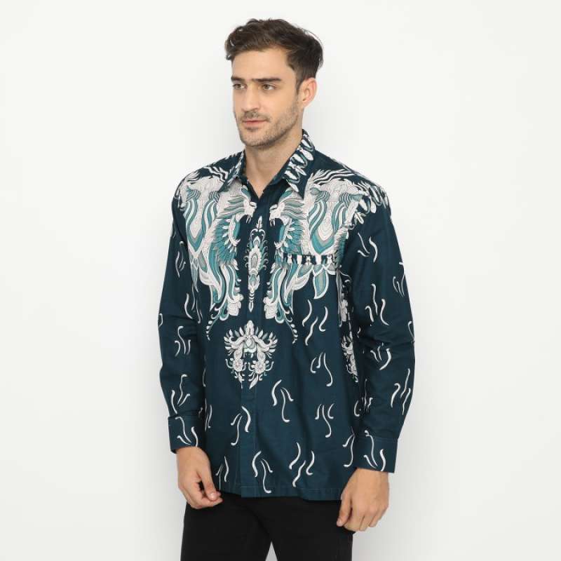 Jual Shohib Kemeja Batik Katun Premium Batik 02a - M Hijau 02 Di Seller ...