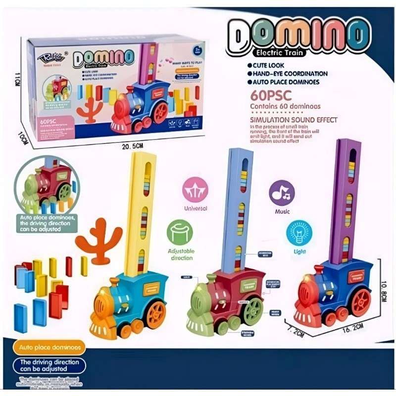 Promo Mainan Anak Cowok Kereta Api Domino Games Elektrik Permainan ...