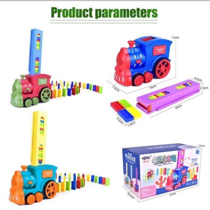 Promo Mainan Anak Cowok Kereta Api Domino Games Elektrik Permainan ...