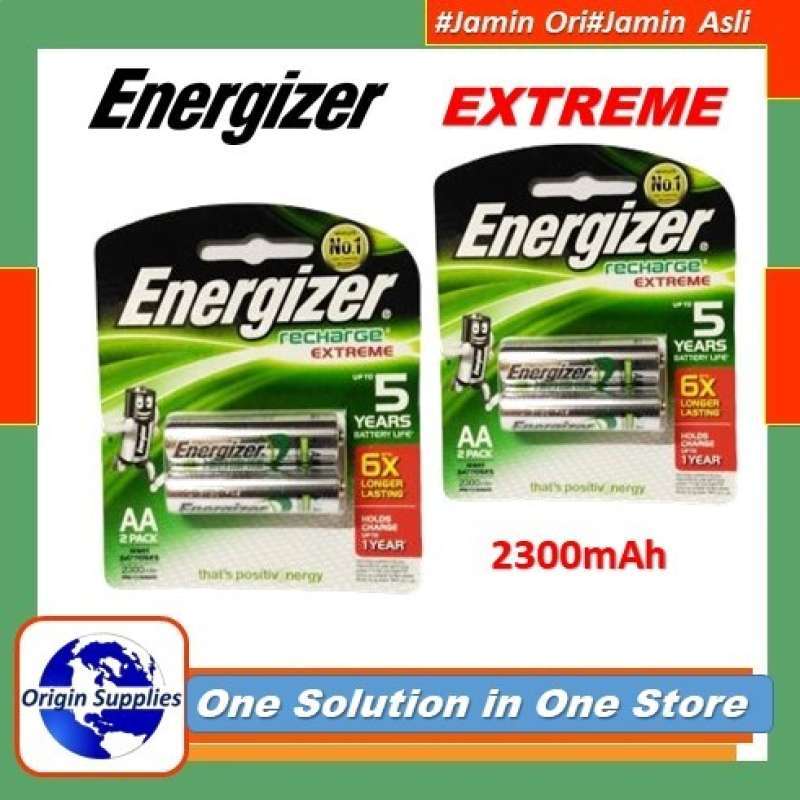 Jual Energizer Battery Extreme Rechargeable Size Aa 2300 Mah+smart ...