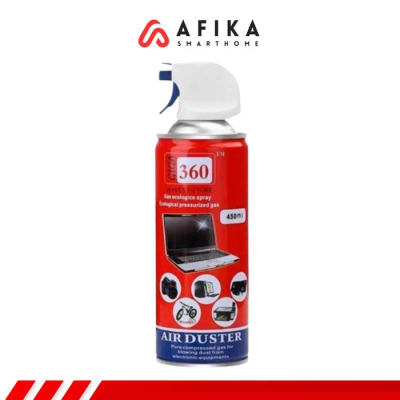 Jual Air Duster High Pressure Compressed Gas Semprotan Angin 450 Ml Di ...