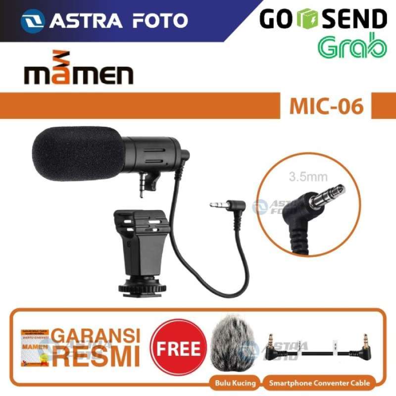 Jual Mic Mamen-06 Microphone Shotgun Smartphone Mirrorless Dslr Hp Vlog Di Seller Circlet ...