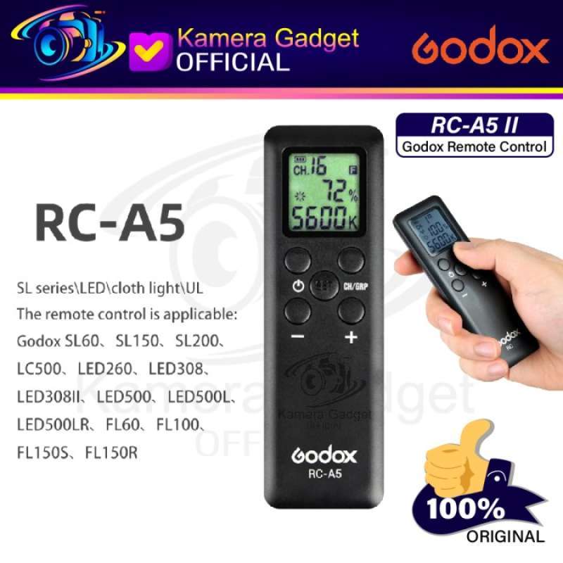 Jual Godox Remote Controller Rc-a5 Ii For Sl60w Sl100w Sl150w Sl200w Di ...