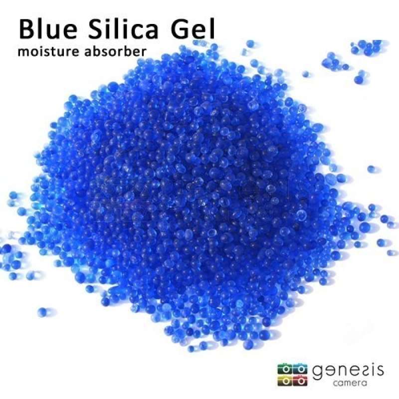 Jual Blue Silica Gel Biru Penyerap Kelembaban Kemasan 500 G 500 Gram Di ...