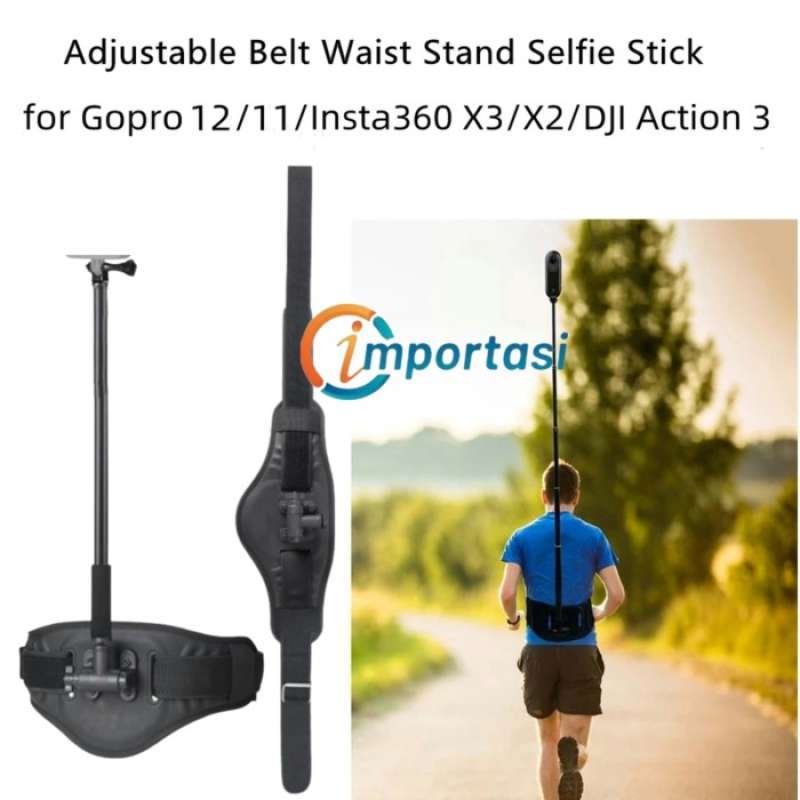 Jual Back Bar Waist Strap Mount Invisible Stick Insta360 One X2 X3 Rs ...
