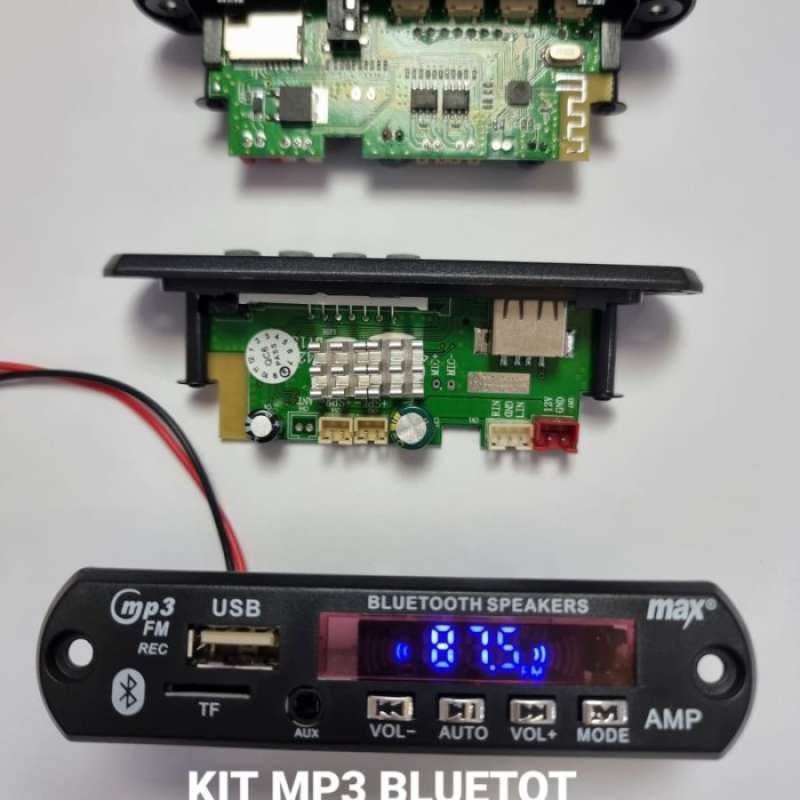 Jual Kit Mp3 Bluetooth + Amplifier 2x15 Watt (langsung Speaker 6-10inch ...