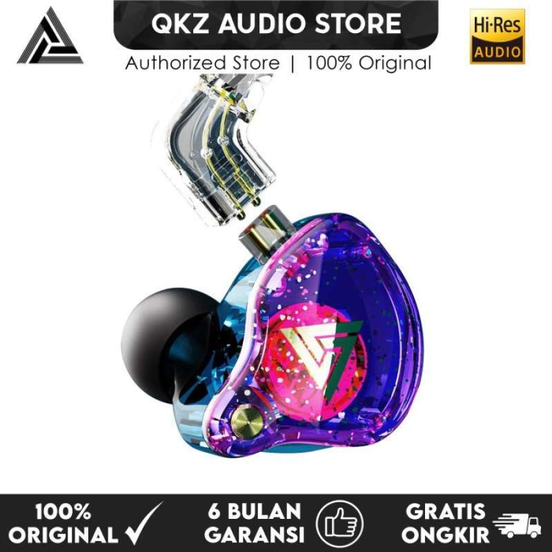 Jual Qkz Ak6 Pro Earphone With Mic Detachable Bass Headset Gaming - Transparan Di Seller Circlet ...