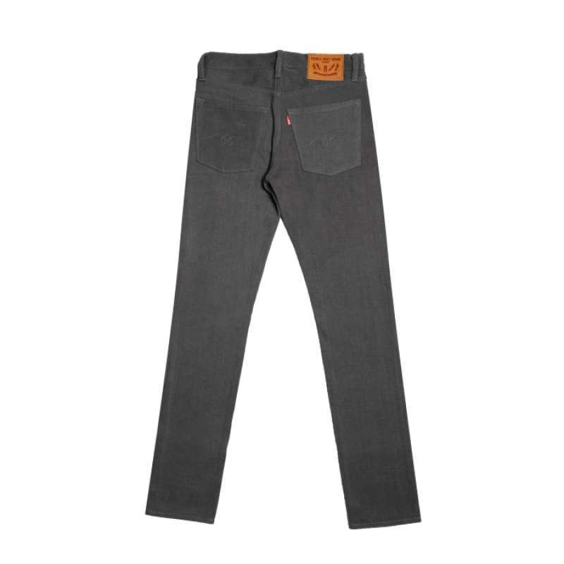 Jual Pmd & Co - Work Pants - 14oz - Selvedge Accent Denim - Charcoal Di ...