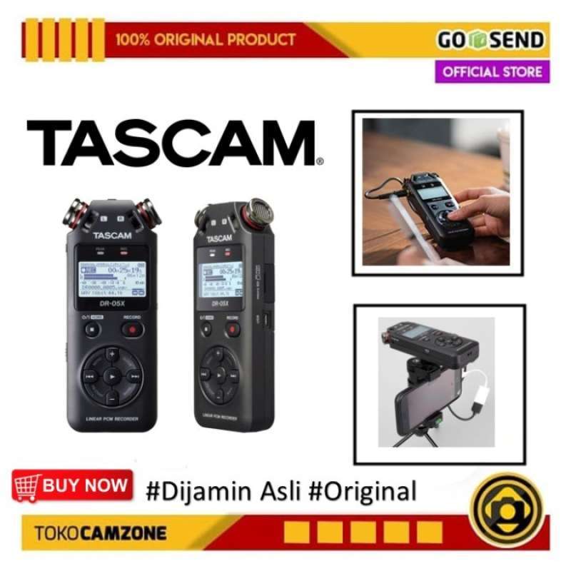 Jual Tascam Dr-05x Stereo Handheld Audio Recorder Di Seller Circlet ...