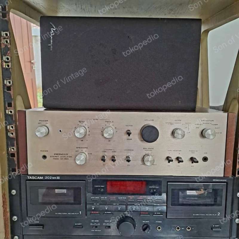 Jual Full Set Vintage Tape Deck Tascam 202 Mkiii Langka Pioneer Sa800 ...