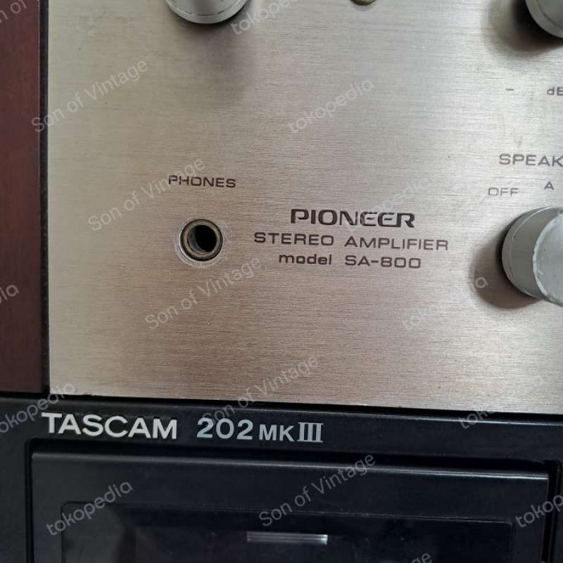 Jual Full Set Vintage Tape Deck Tascam 202 Mkiii Langka Pioneer Sa800 ...
