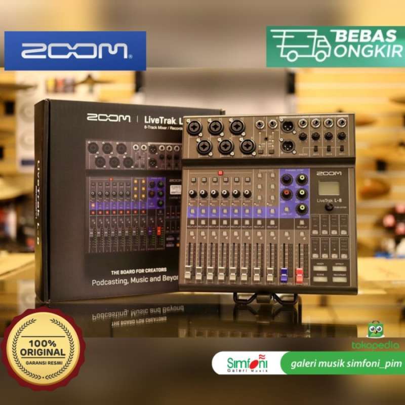 Jual Zoom L-8 / L8 Livetrak 8-track Mixer/recorder Di Seller Circlet ...