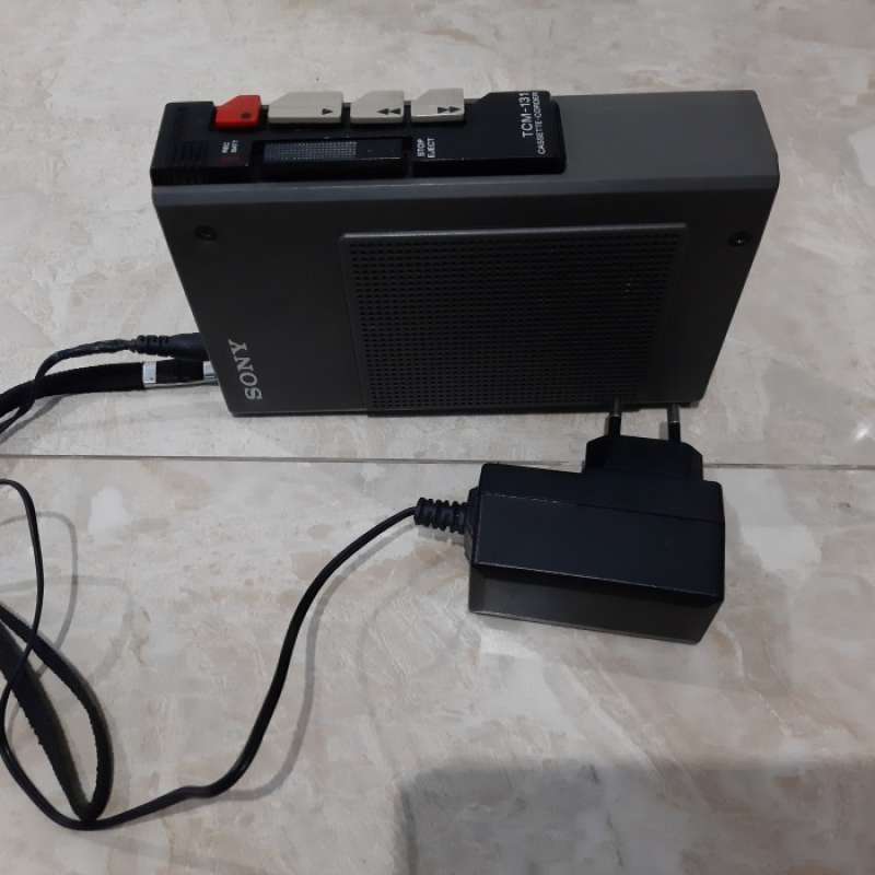 Jual Sony Walkman Tcm-131 Casette Corder Hidup Adaptor Antik Murah Rare ...