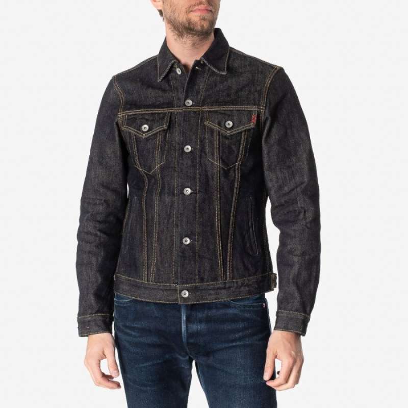 Jual Iron Heart 21oz Indigo Selvedge Modified Type Iii Jacket Di Seller ...