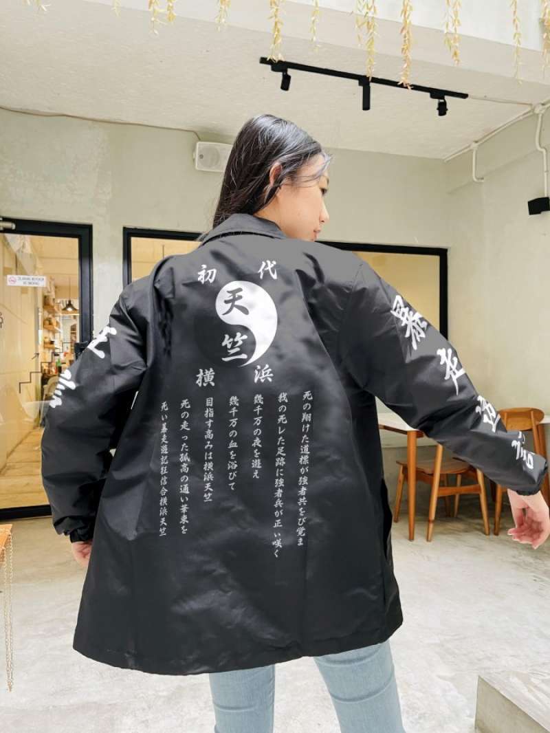 Jual Coach Jaket Waterproof Tenjiku Gang Izana Kurokawa Tokyo Revengers ...