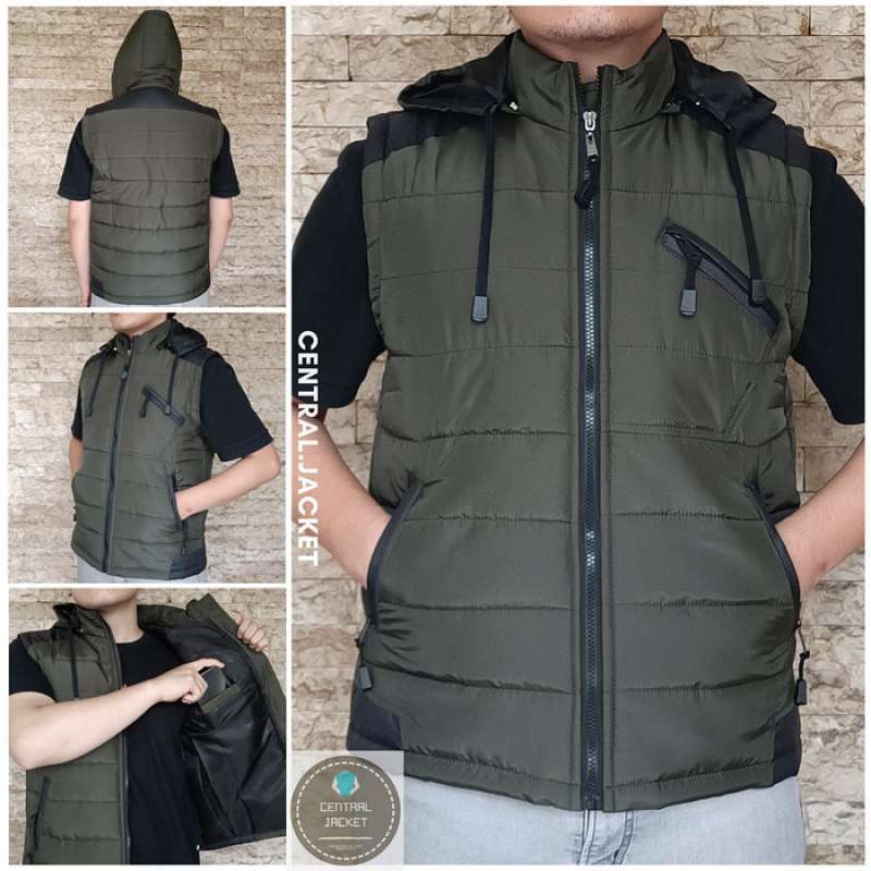 Jual Rompi Parasut Pria Waterproof - Jaket Rompi Motor Pria Di Seller ...