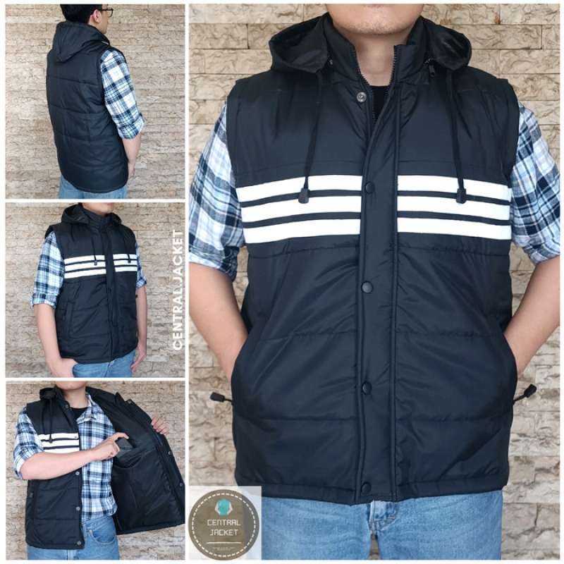 Jual Rompi Parasut Pria Waterproof - Jaket Rompi Motor Pria Di Seller ...
