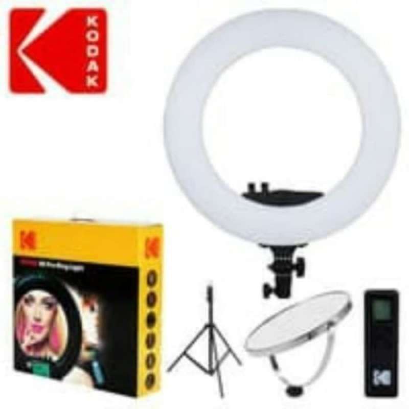 Promo Led Ring Light Kodak 18 R5 Pro Ring Light + Remote + Light Stand ...