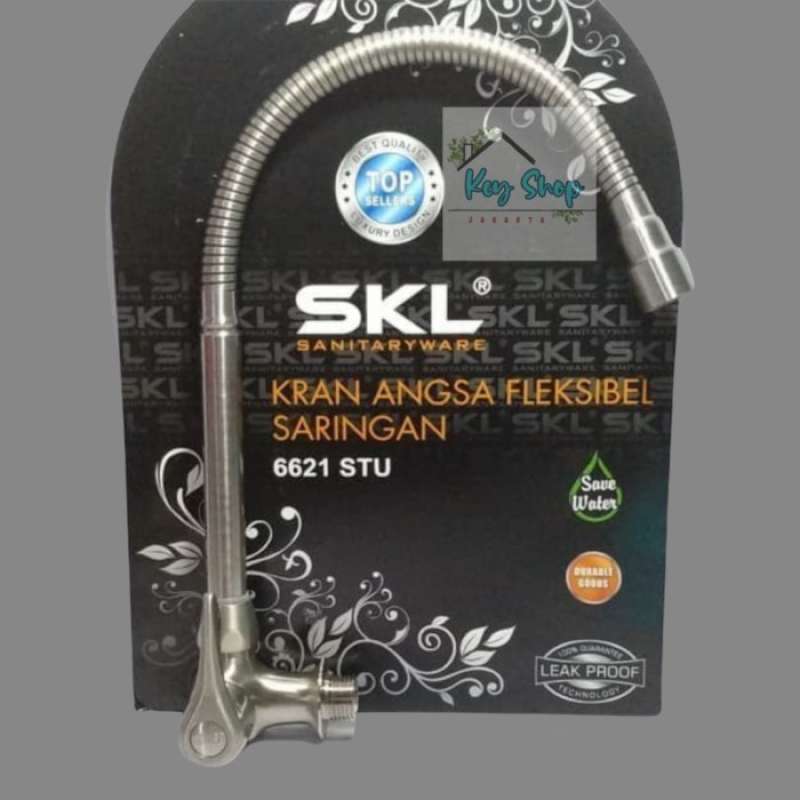 Promo Skl (6621-stu)kran Angsa Fleksibel Stainless /keran Bak Cuci ...