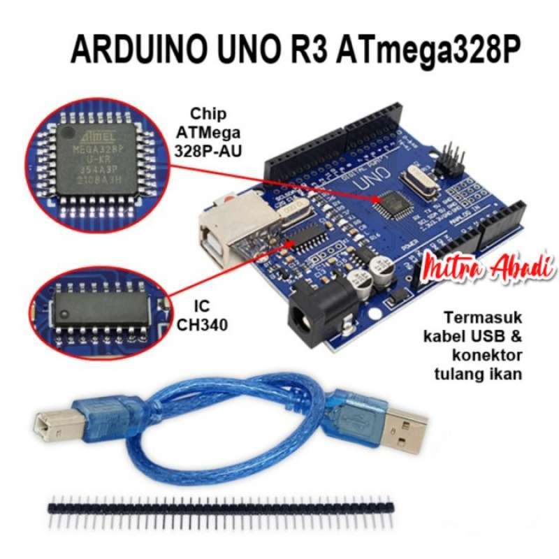 Promo Arduinno Uno R3 Atmega328p Development Board Diskon 23% Di Seller ...