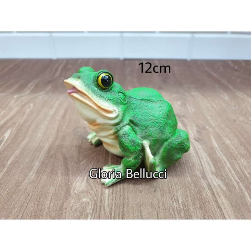 Promo Patung Pajangan Kodok Frog Miniatur Katak Hijau 1 Diskon 23% Di ...