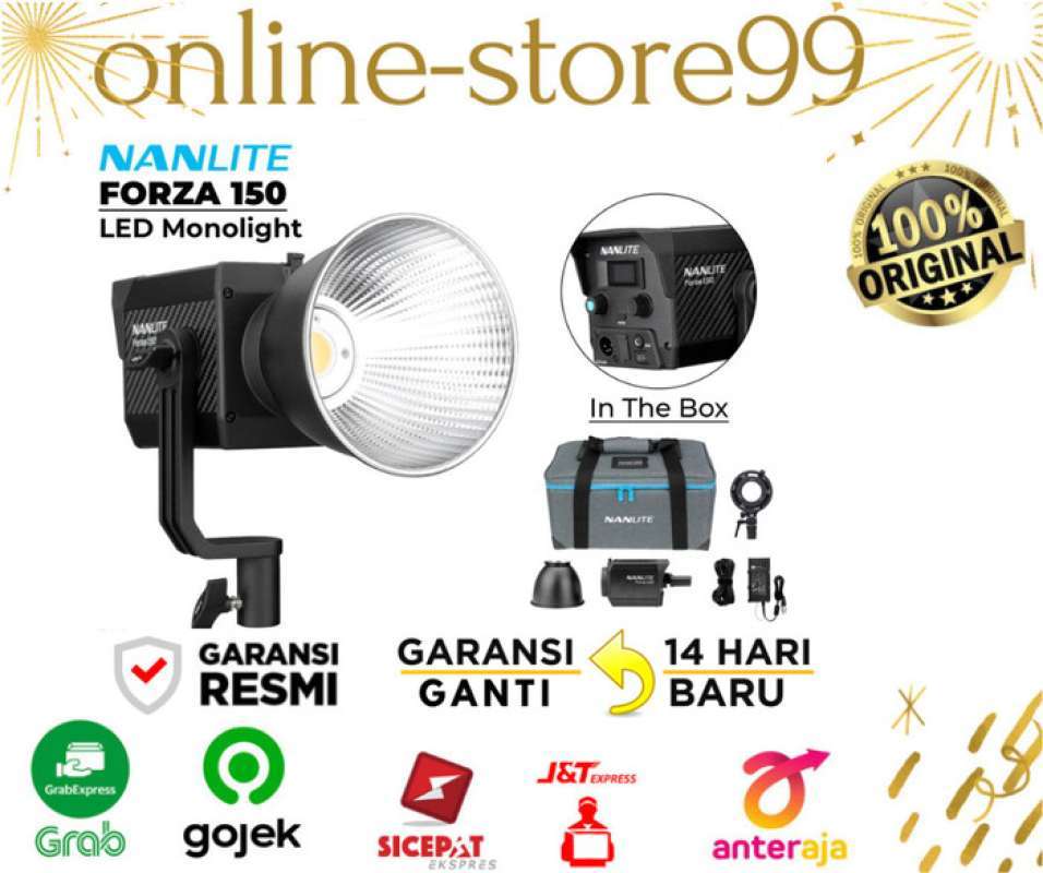 Promo Nanlite Forza 150 Spot Light Daylight Led Video Light Original ...