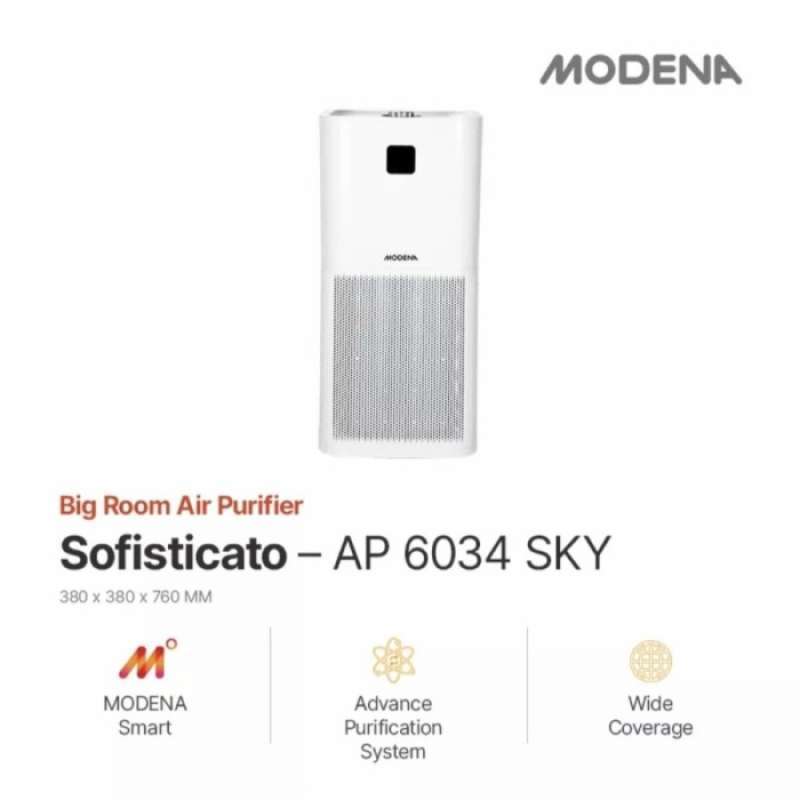 Promo Modena Air Purifier Ap 6034 Sky Sofisticato Pre Filter Hepa ...