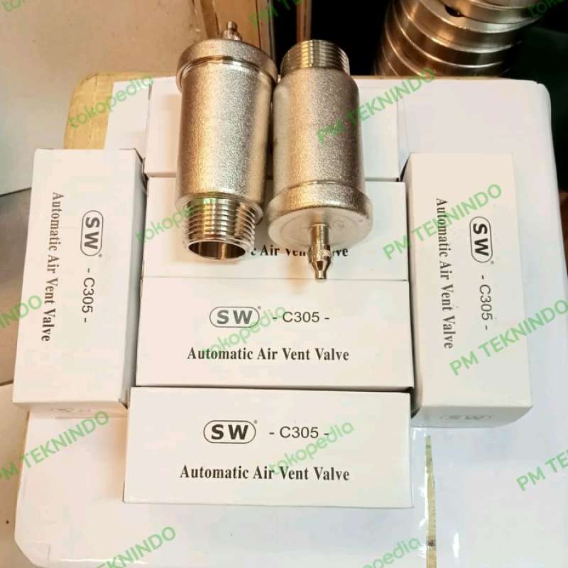 Promo Air Vent Automatic Merk Sw 1/2 Inch Diskon 23% Di Seller Riade ...