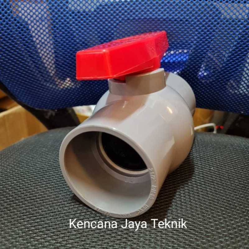 Promo Ball Valve / Stop Kran Pvc Compact 4 Inch Dn100 Diskon 23% Di ...