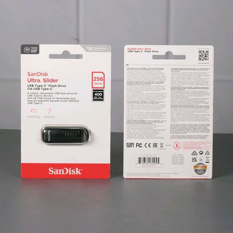 Jual Sandisk Ultra Slider Flashdisk Usb Type C 256gb - Sdcz480 - Black ...