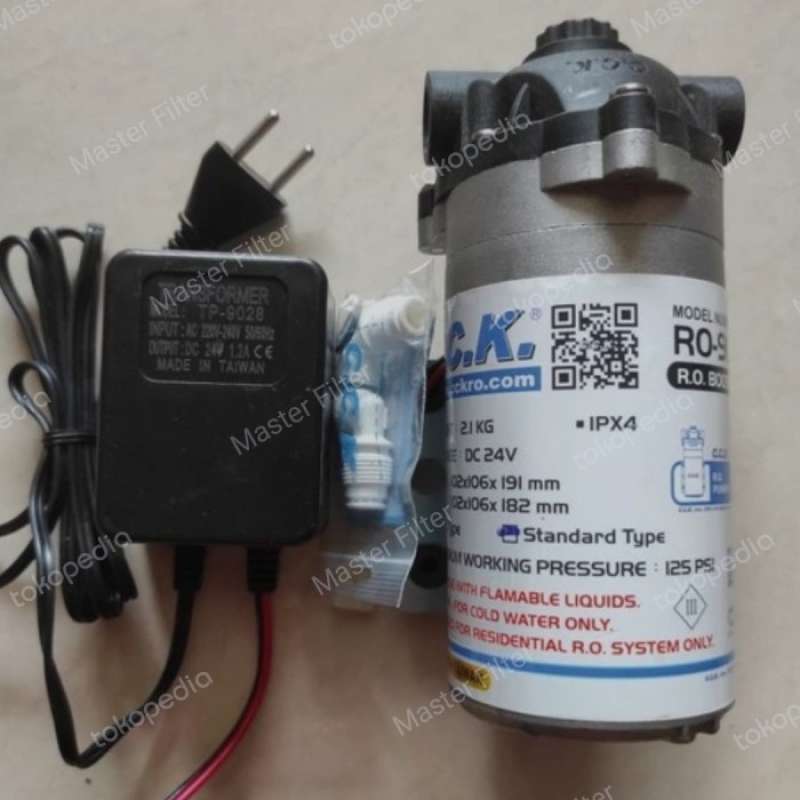Promo Pompa Ro Cck 24 Volt / Booster Pump 24 V Reverse Osmosis Diskon ...