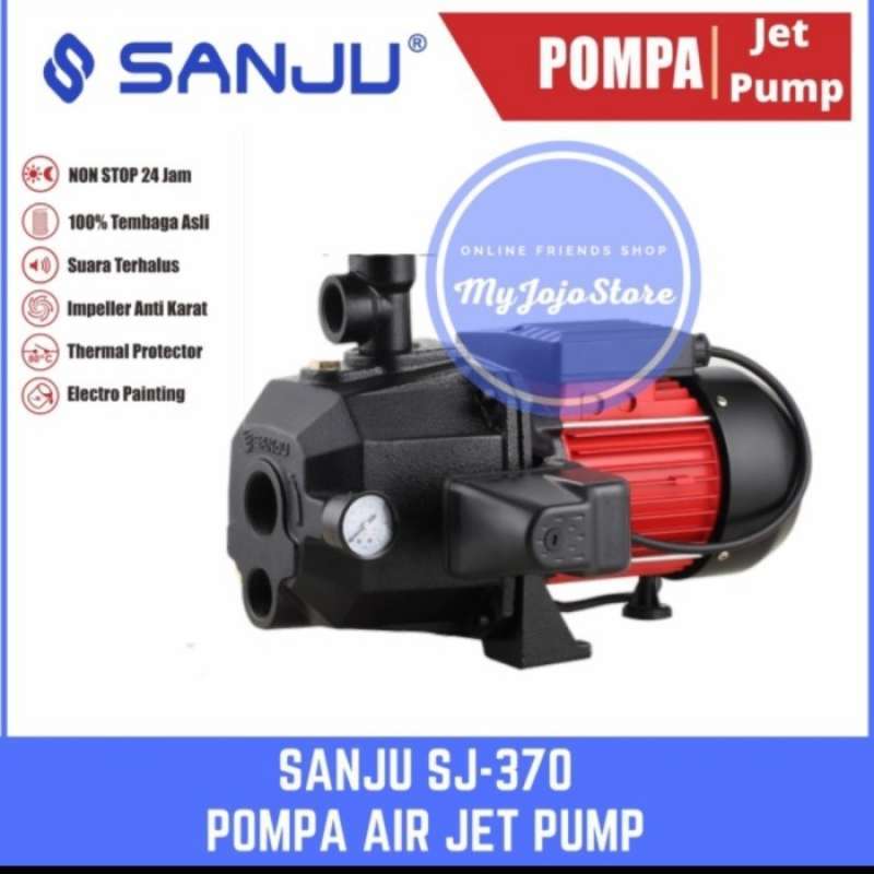 Promo Pompa Air Jet Pump Sanju Sj-370 Bw Otomatis Non Tabung Sj 370 ...