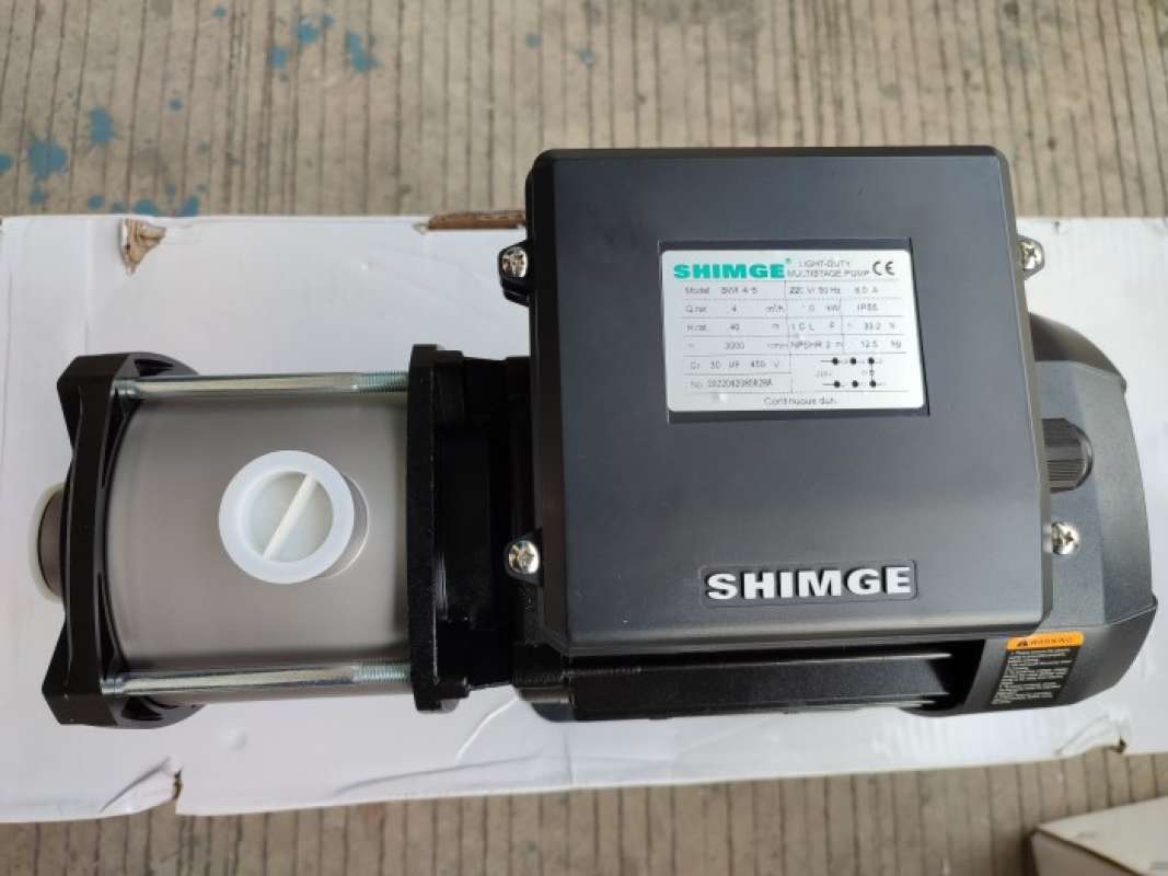 Promo Pompa Shimge Bwi 4-5, 1 Phase (hzontal Multistage Centrifugal ...