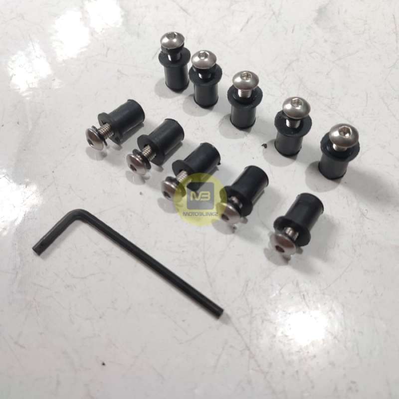 Promo Baut Windshield Set Ninja 150 Rr Old Stainless Steel Ss 304 ...