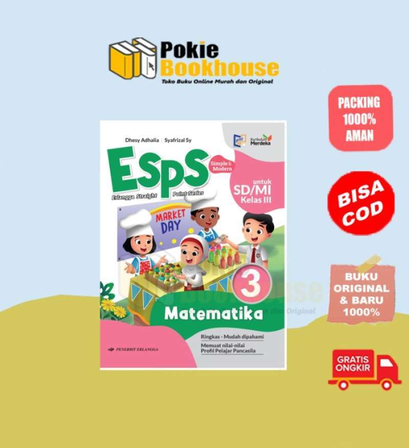 Jual Esps Matematika Kelas 1 & 2 Sd/mi Kurikulum Merdeka - Dhesy Erlangga - 1 Di Seller Winter ...