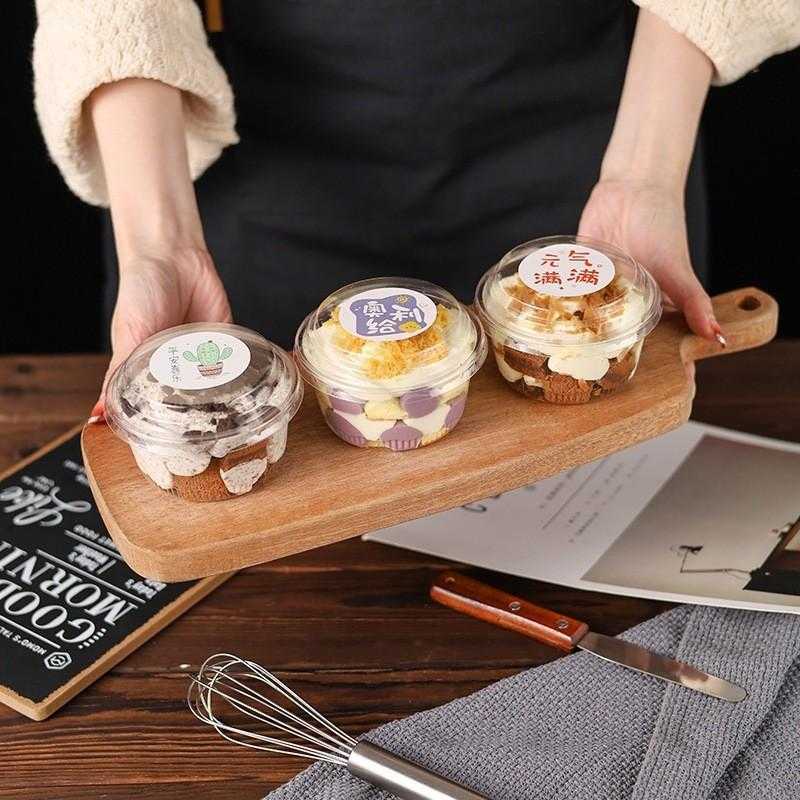 Jual 10pcs - 150ml/250ml Gelas Korean Dessert Box Cup Kotak Mika Kue ...