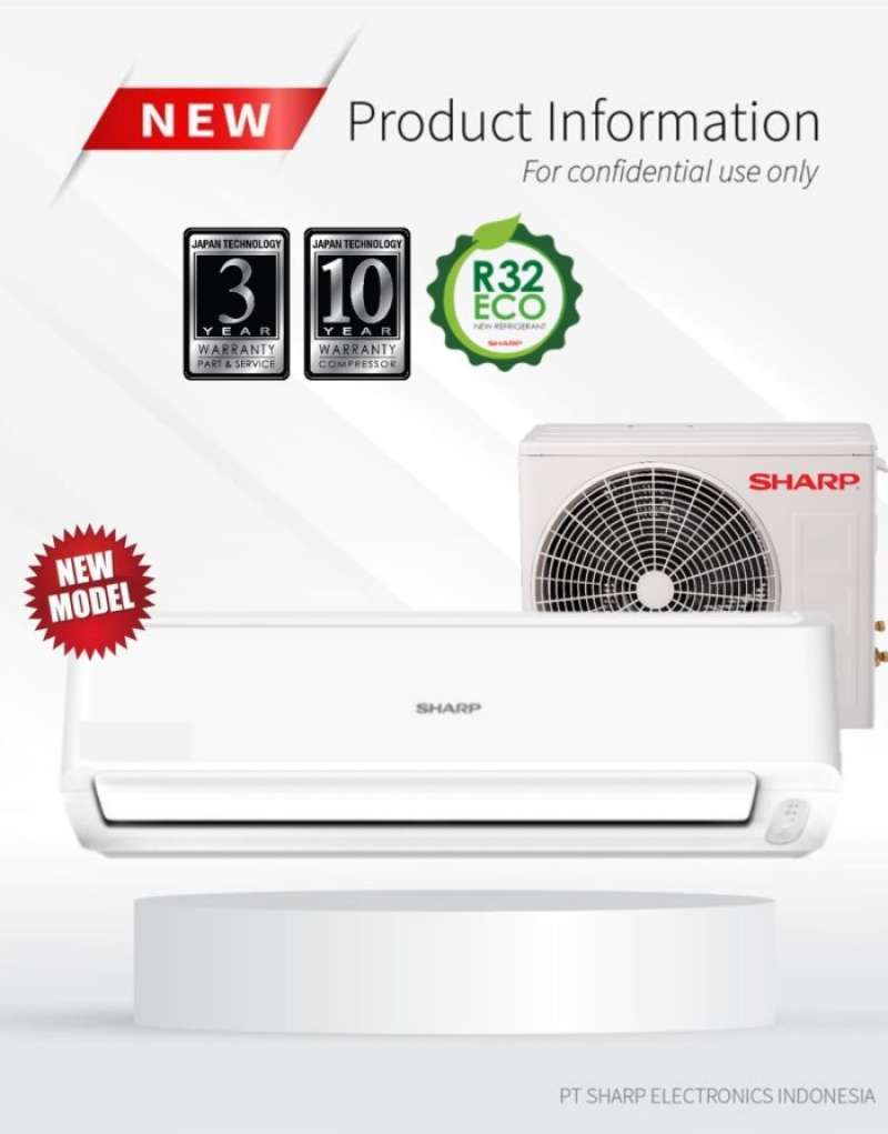 Promo Sharp Ac 1 Pk Ah-a9 Bey Standard Diskon 33% Di Seller Kanzahana ...
