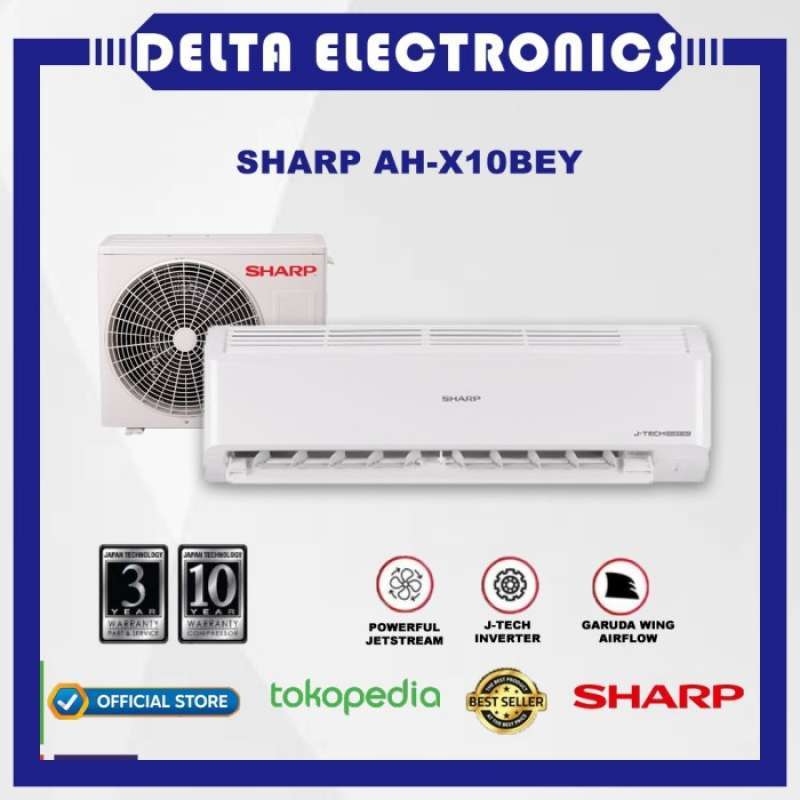 Promo Ac Sharp Ah-x10bey 1 Pk / X10bey Ac Split 1 Pk Inverter Unit Only ...