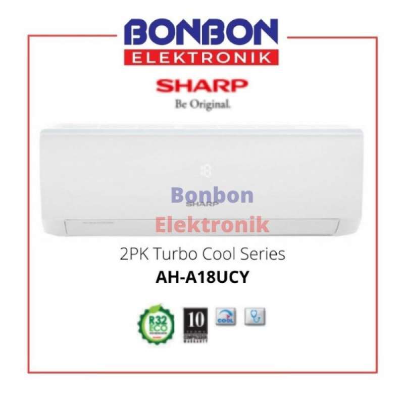Promo Sharp Ac 2 Pk Ah-a18ucy / 2pk Aha 18 Ucy Turbo Cool Standard R32 18ucy Diskon 33% Di ...