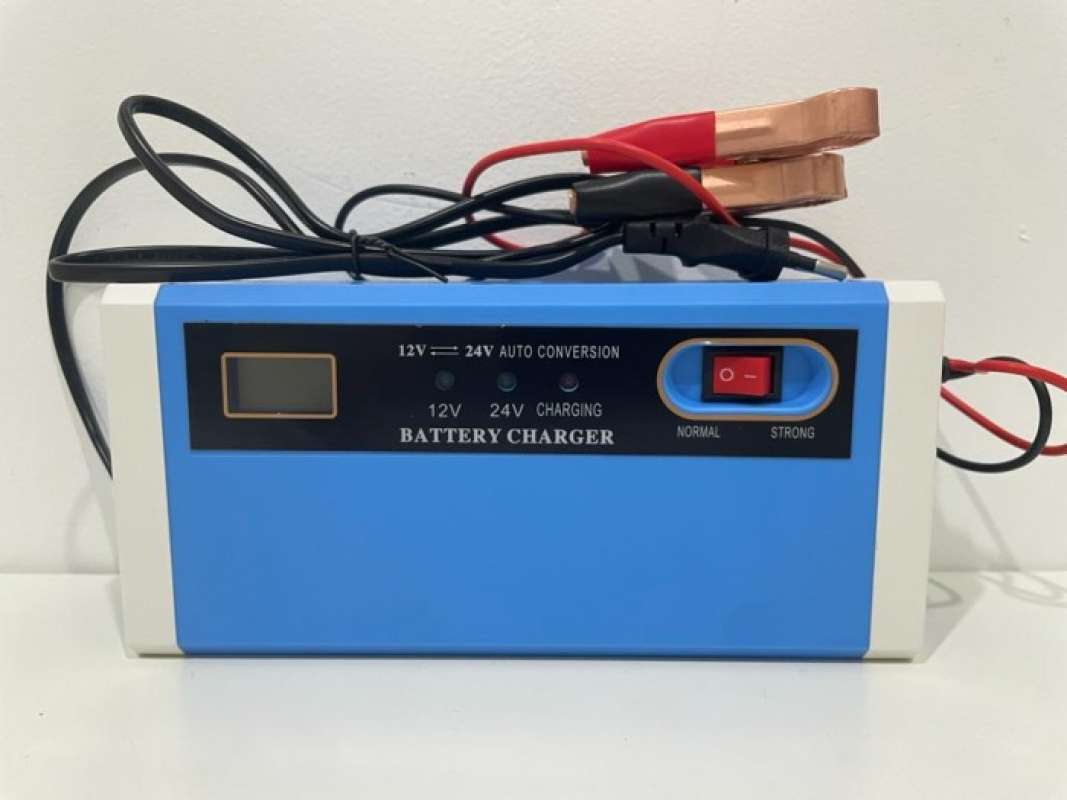 Promo Charger Aki 12v-24v 10a / Charger Aki Fast Charging Otomatis 10 ...