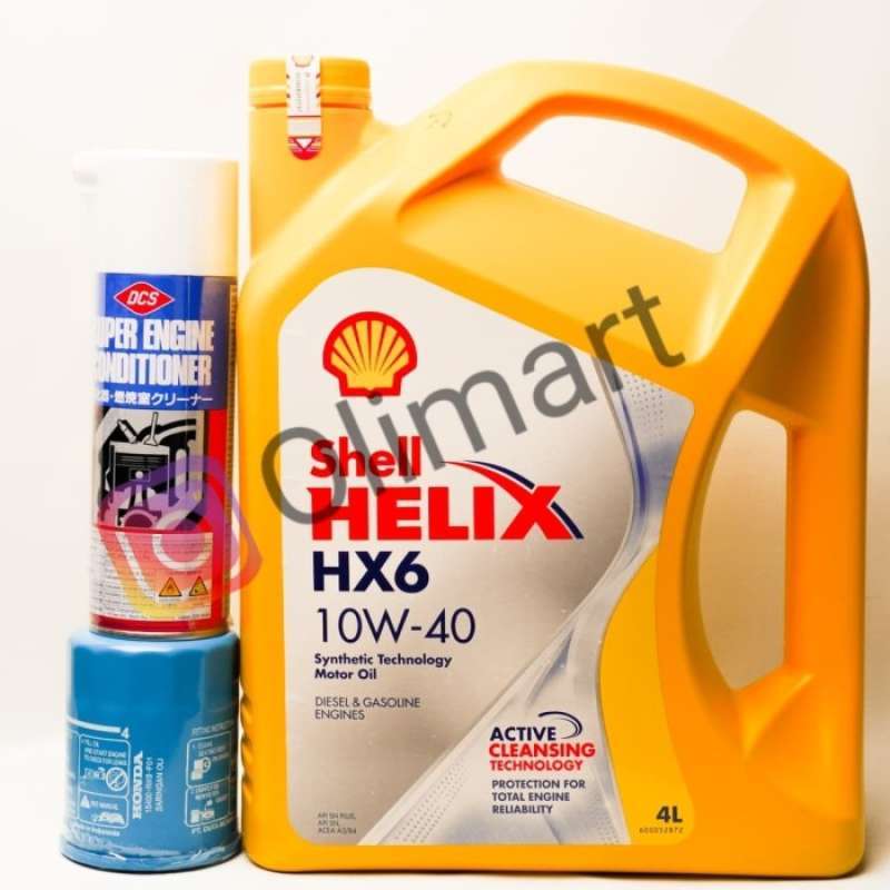 Promo Oli Shell Helix Hx6/oli Filter City/dcs Engine Conditioner Diskon ...