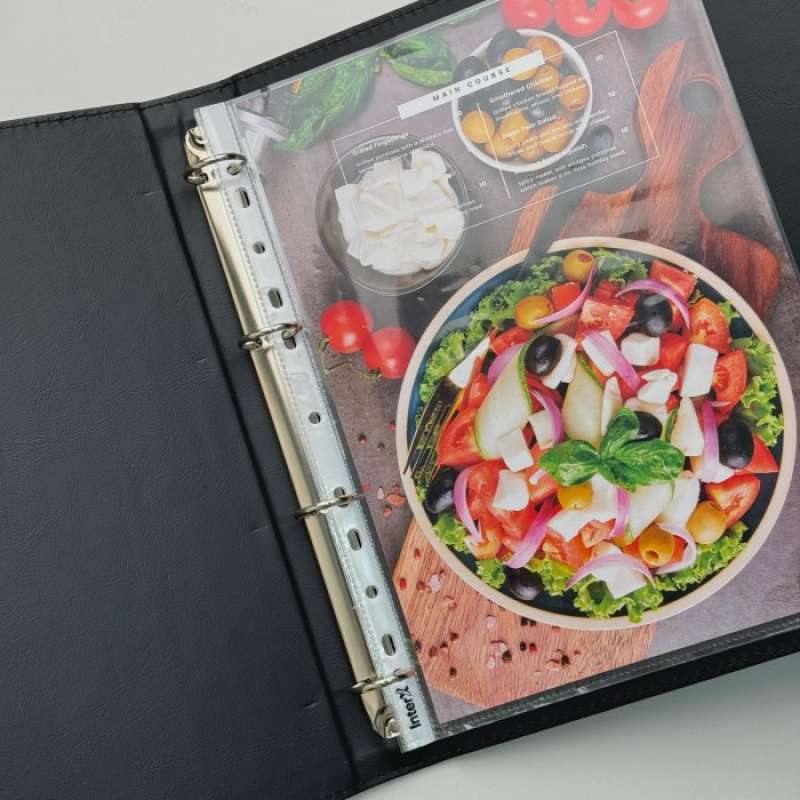 Jual Buku Menu Kulit Restoran Indonesia - Binder Isi Plastik A4 Ready ...