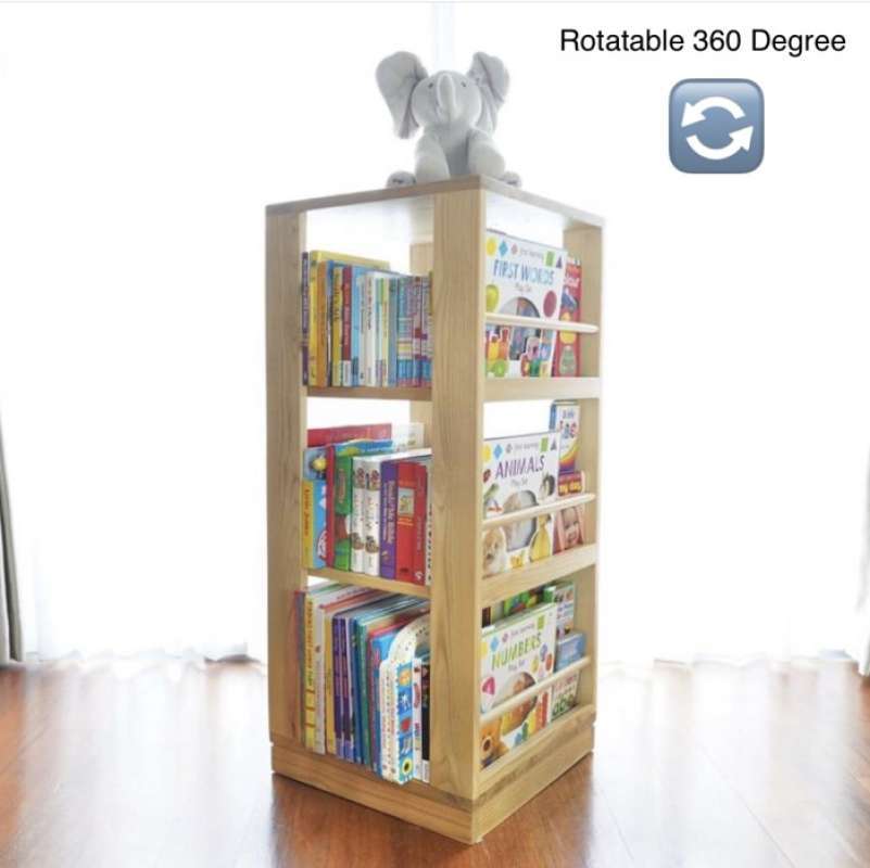 Jual Willâ€™s Tower Book Shelf - Lemari Buku Anak - Premium Montessori ...