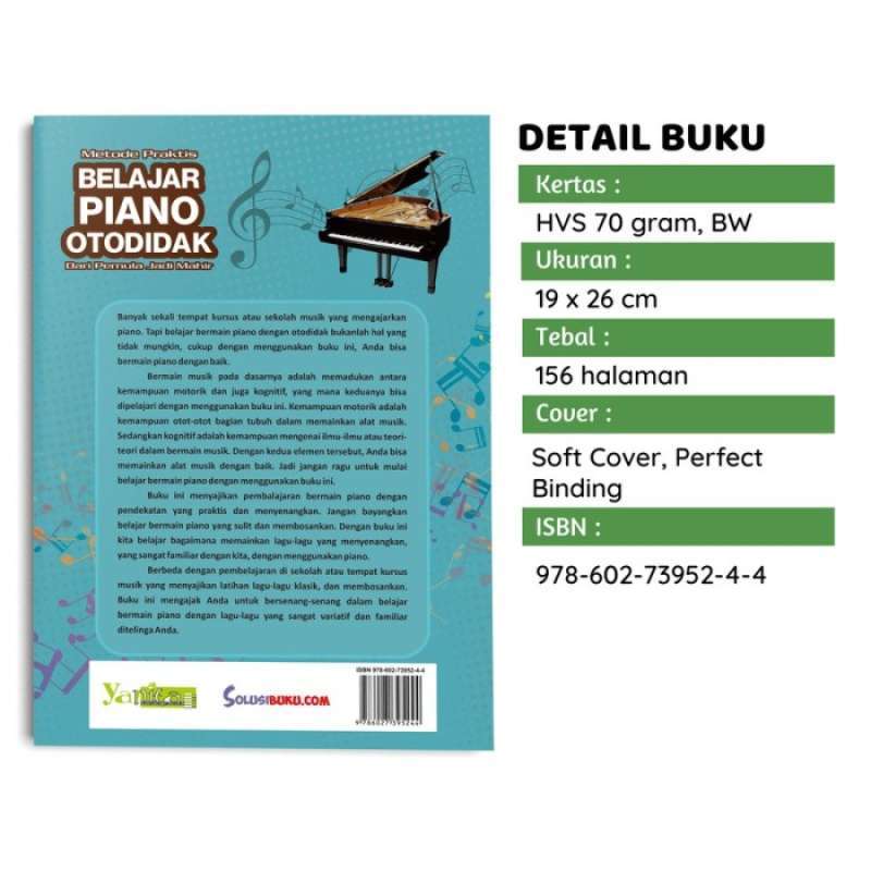 Jual Buku Metode Praktis Belajar Piano Otodidak - Kiki Laisa Di Seller ...