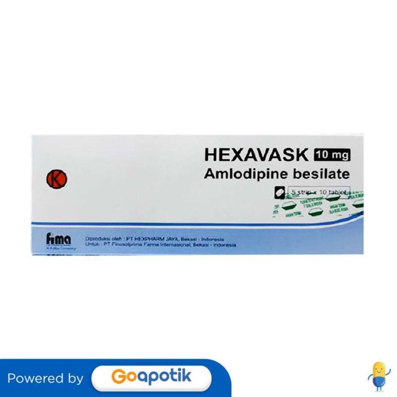 Jual Hexavask 10 Mg Box 50 Tablet Di Seller Apotek Djati Farma - Karah ...